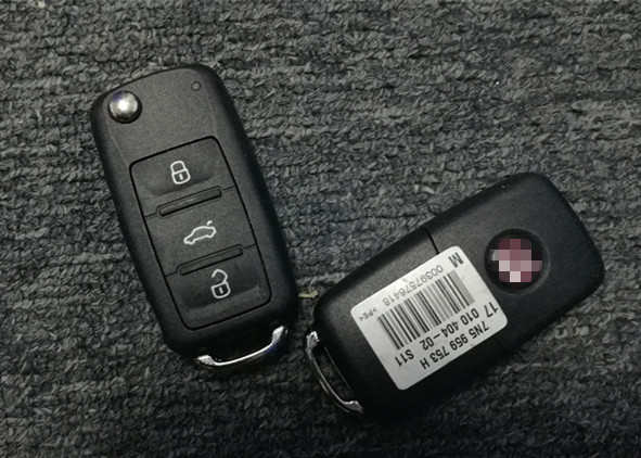 Seat UDS Car Remote Key Seat Part 7N5 837 202 H Smart Key Fob With 433 MHZ