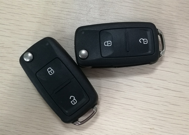 Transporter VW Car Key 7E0 837 202 AD 433 Mhz 2 Button Smart Key Fob