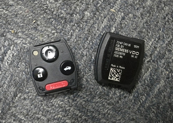 Black 3 Button Honda Remote 315Mhz With 72147-TA0-U6 Chip 46