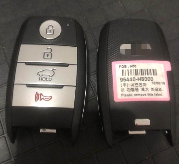 OEM 2017+ KIA Stonic Car Remote Key 95440-H8000 3+1 Buttons 433 Mhz